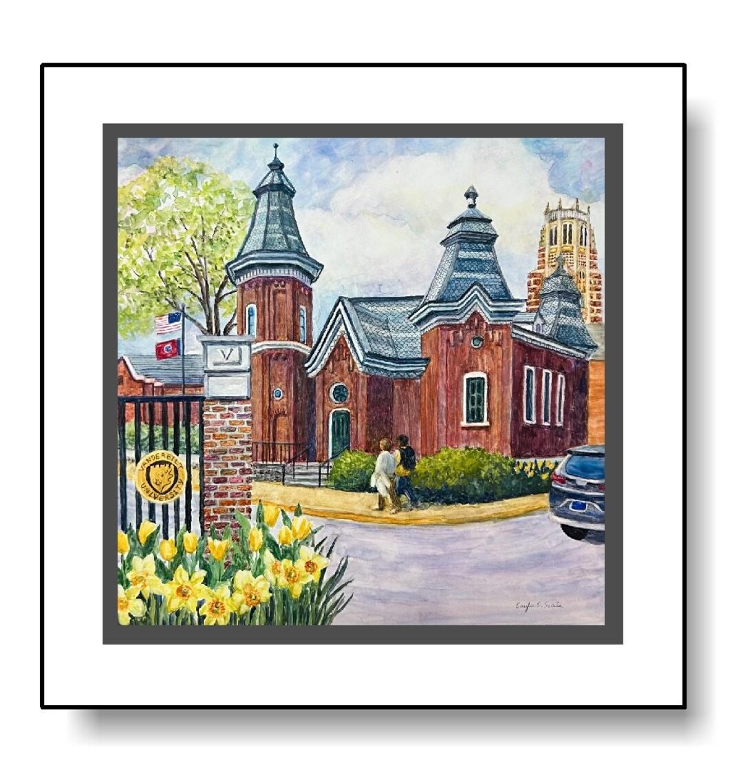 Vanderbilt University Art Print - Etsy