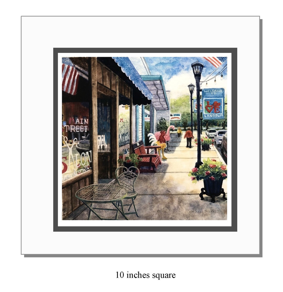 Landrum, South Carolina Art Print - Etsy