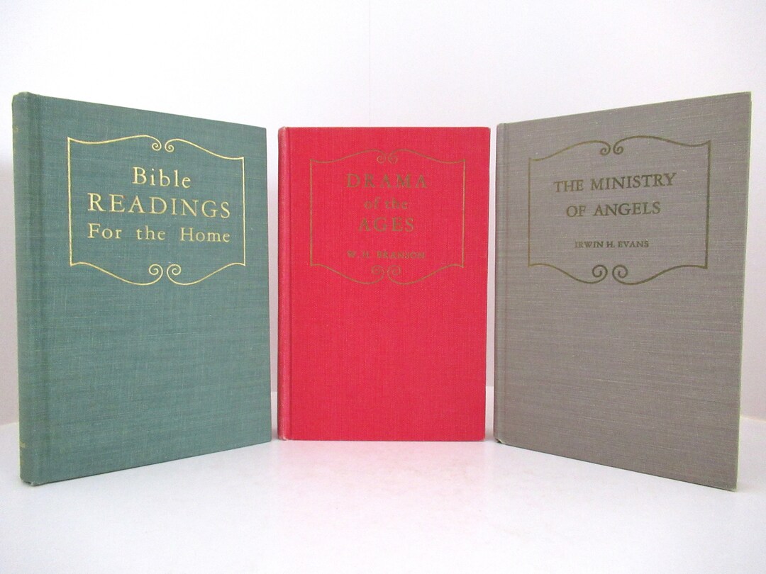 Set of 3 1950's Christian Home Library HC Books: Bible Readings for the ...