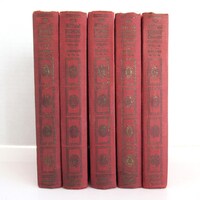 Red Vintage Books - Etsy