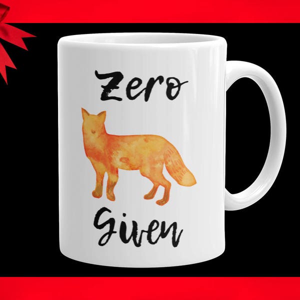 Zero Fox Given Mug - Etsy
