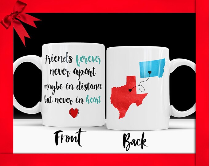 Personalized Long-distance Mug Sending You a Long-distance Kiss ...