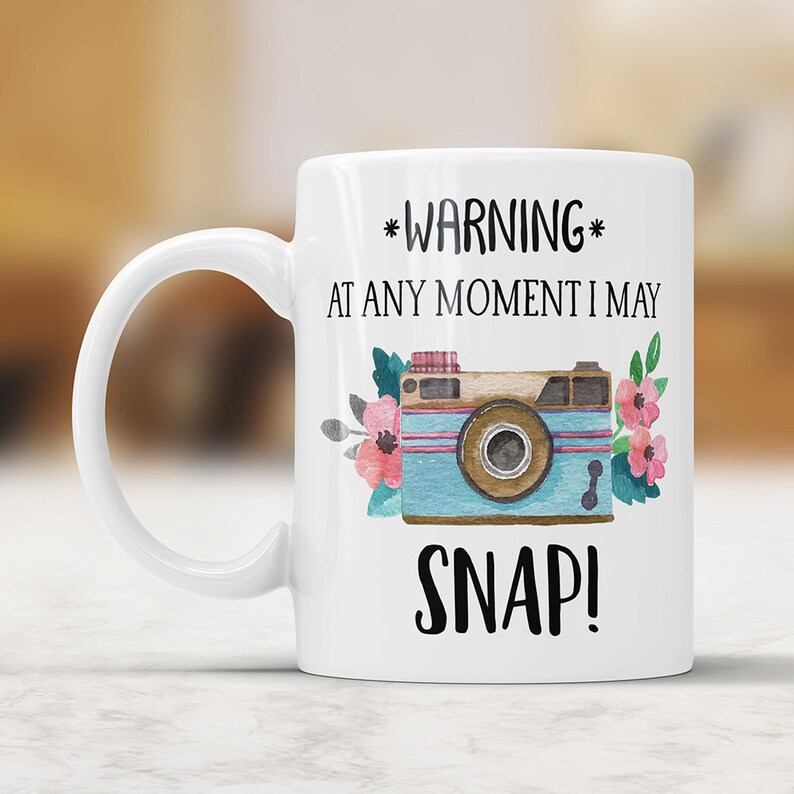 WARNING at Any Moment I May SNAP Mug Funny Camera Coffee - Etsy