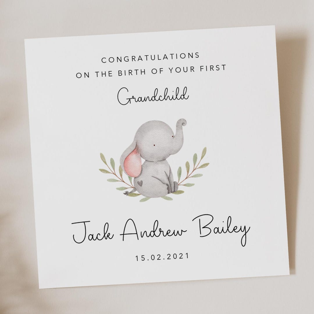 First Grandchild Card - Congratulations on the Birth of Your First ...