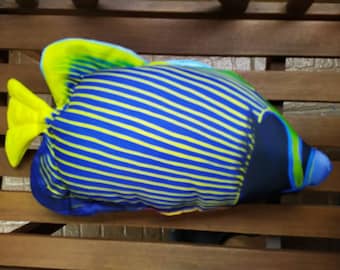 Fish Pillow ATLANTIC SALMON Neck Pillow Animal Pillow Relax - Etsy