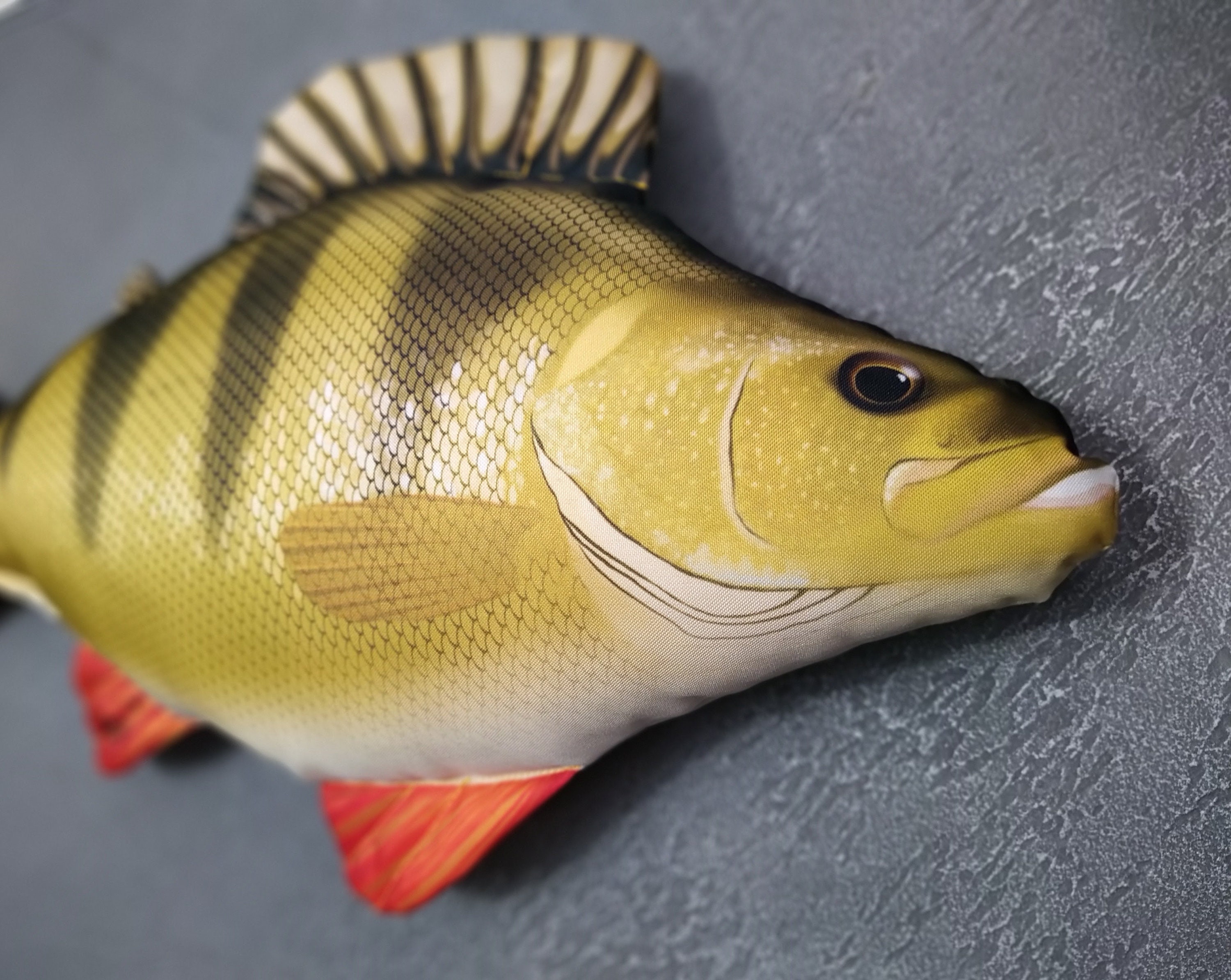 Fish Pillow Perch perca Fluviatilis Neck Pillow Animal - Etsy