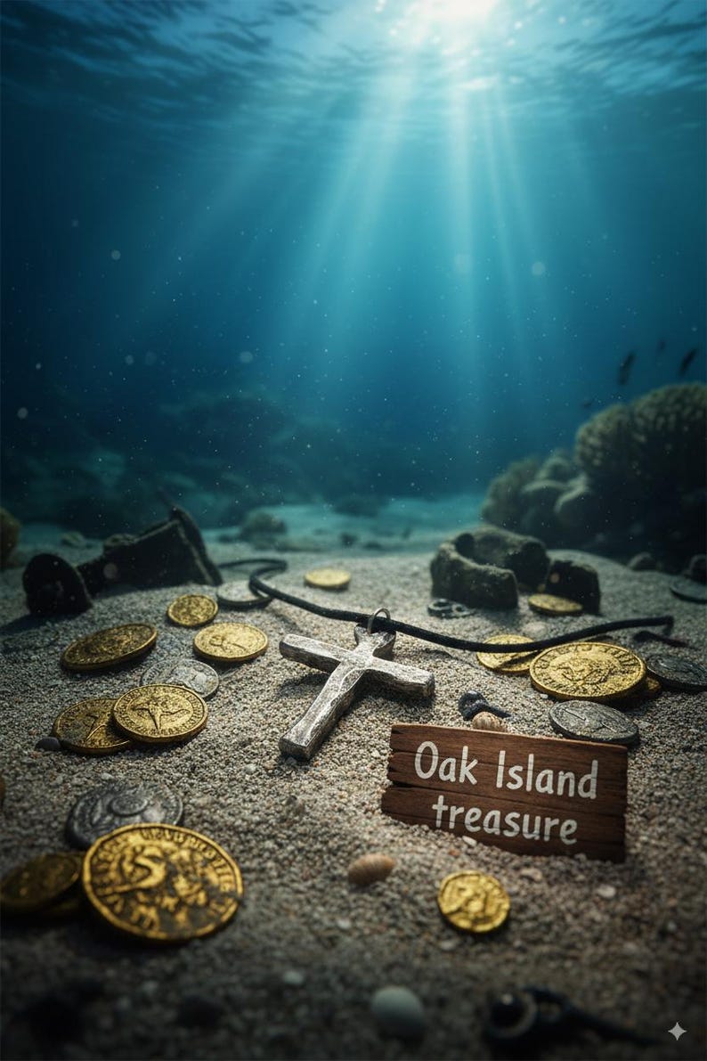 Oak Island Treasure Treasure Cross - Etsy