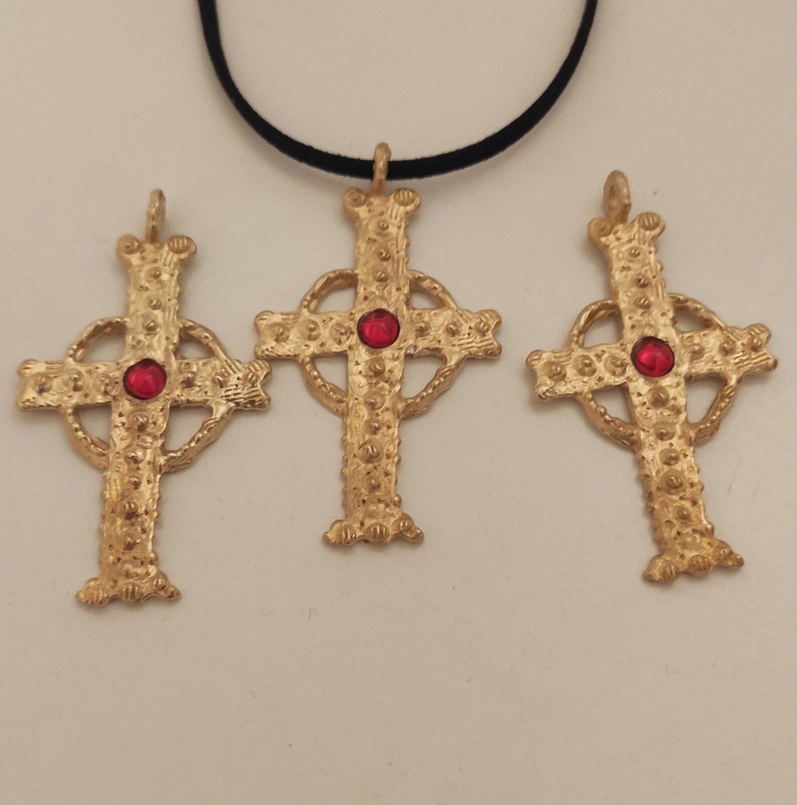 Medieval Cross Design Old Natural Brass - Etsy