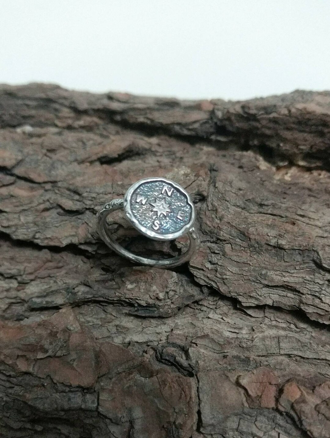 Offer Ancient Ring Silver Witch Ring Travel Travel Windrose Silver 925 ...