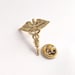 Veterinary Caduceus Pewter Lapel Pin - Etsy UK