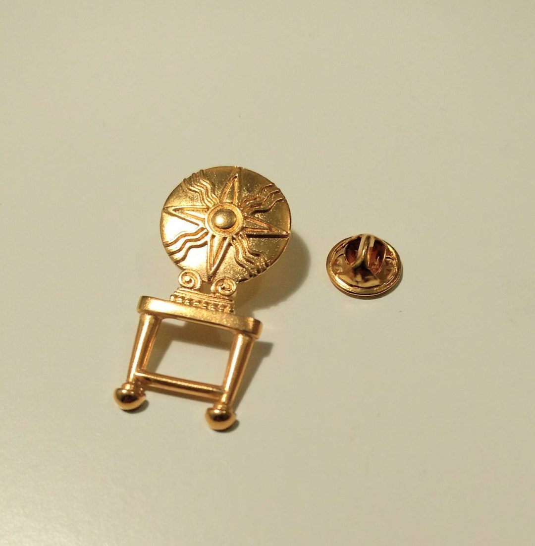 Sumerian Sun Disc Gold Plated Pin God Shamash Mesopotamia 4000 A.D - Etsy