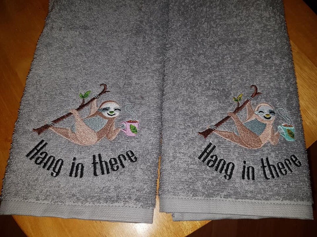 Sloth Towels - Etsy