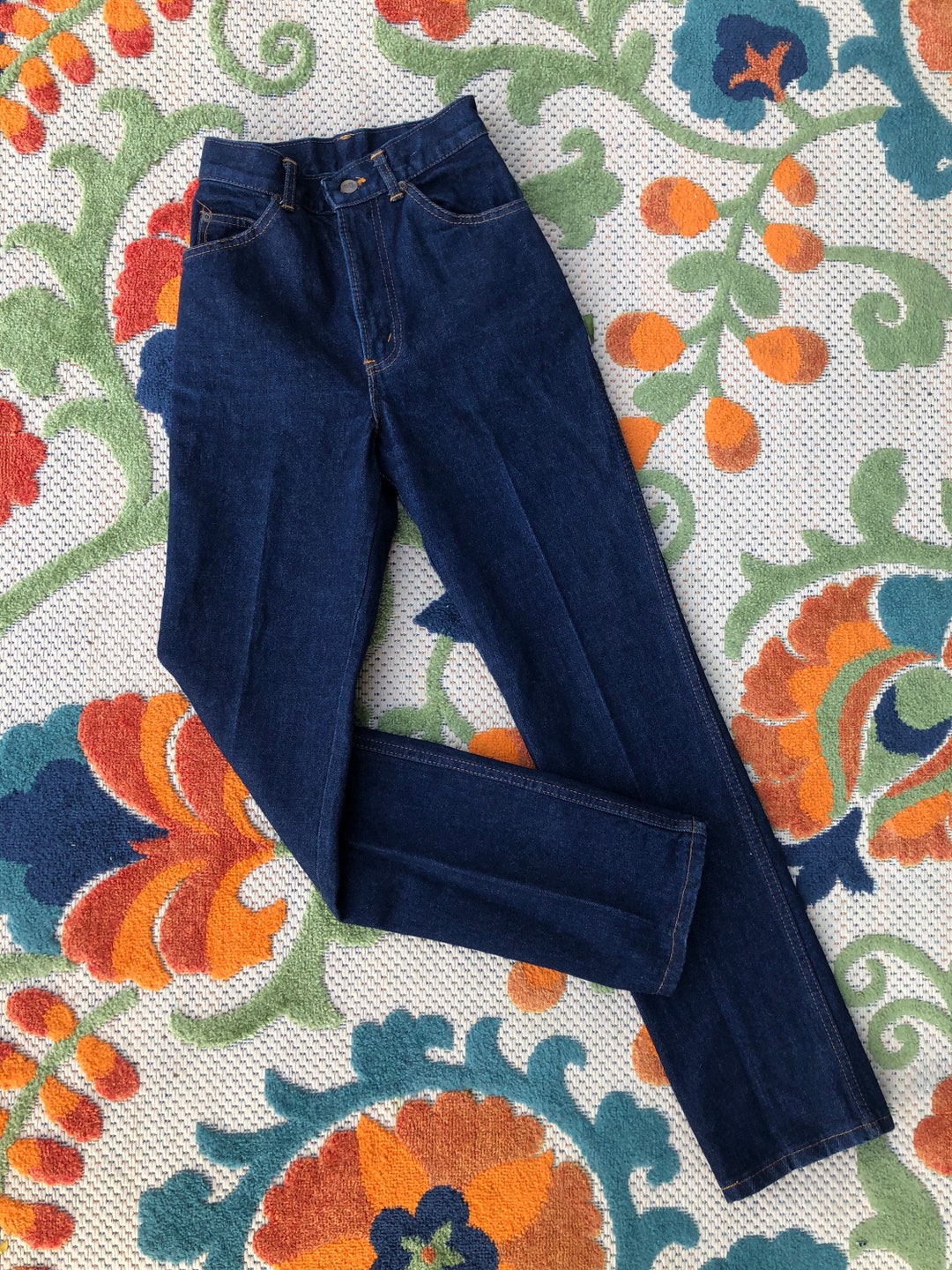 Vintage New Old Stock Jeans, Vintage Designer High Waist Jeans, XS ...