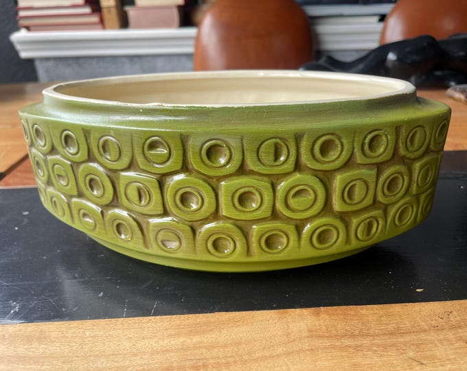 Mccoy Pottery, Vintage 70s Decor, Brutalist Scandia Pattern, MCM ...
