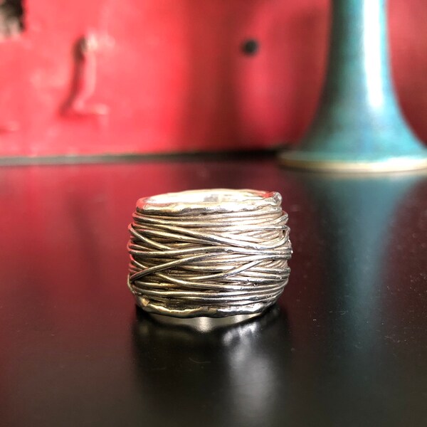 Brutalist Ring - Etsy