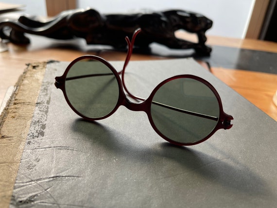 Antique Sunglasses 1920s, Wilson Motorcycle Glasses, … - Gem