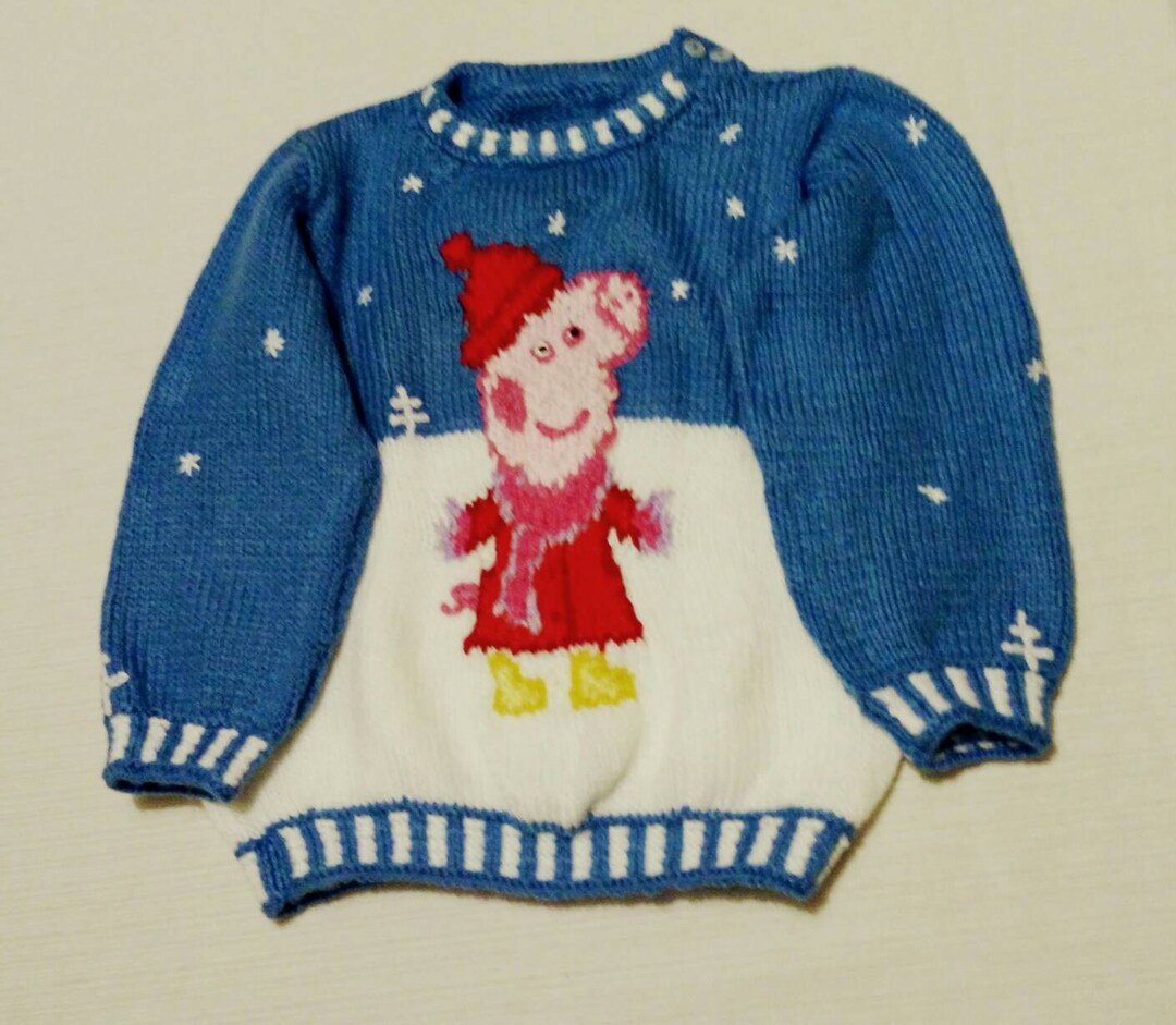 Peppa Pig Christmas Jumper 24" Chest - Etsy UK