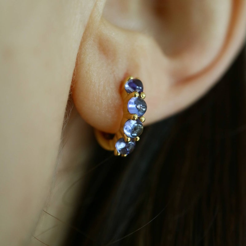 Tanzanite Earrings - Etsy