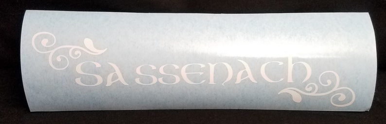 Outlander Decal "sassenach", Sassenach Car Decal - Etsy
