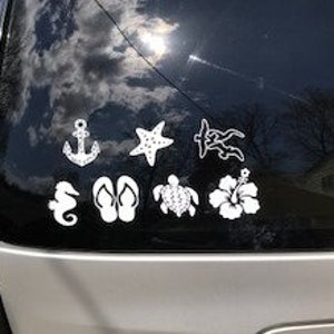Hashtag Beach Life Car Decal, #beachlife Summer Car Decal, Beach Car ...