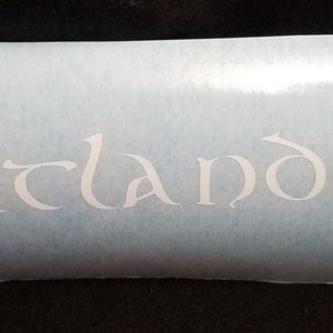 Outlander Decal "outlander", Outlander Car Decal - Etsy