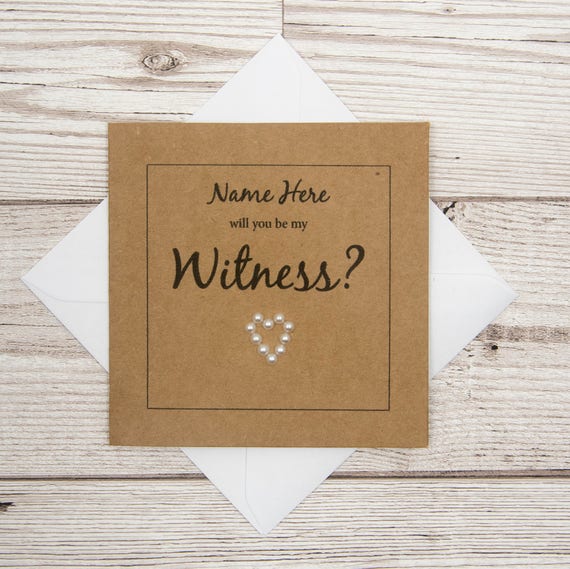 Witness Wedding