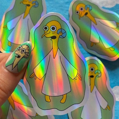 The Simpsons Vinyl Sticker Lisa Simpson Sticker Lizard | Etsy Australia