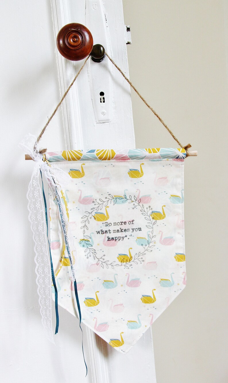 Bannière en Tissu Fanion en Tissu Pancarte Murale Panneau | Etsy