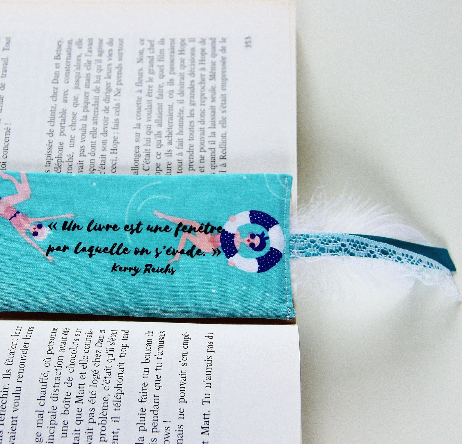 Fabric Bookmark Inspirational Bookmark Personalized - Etsy UK