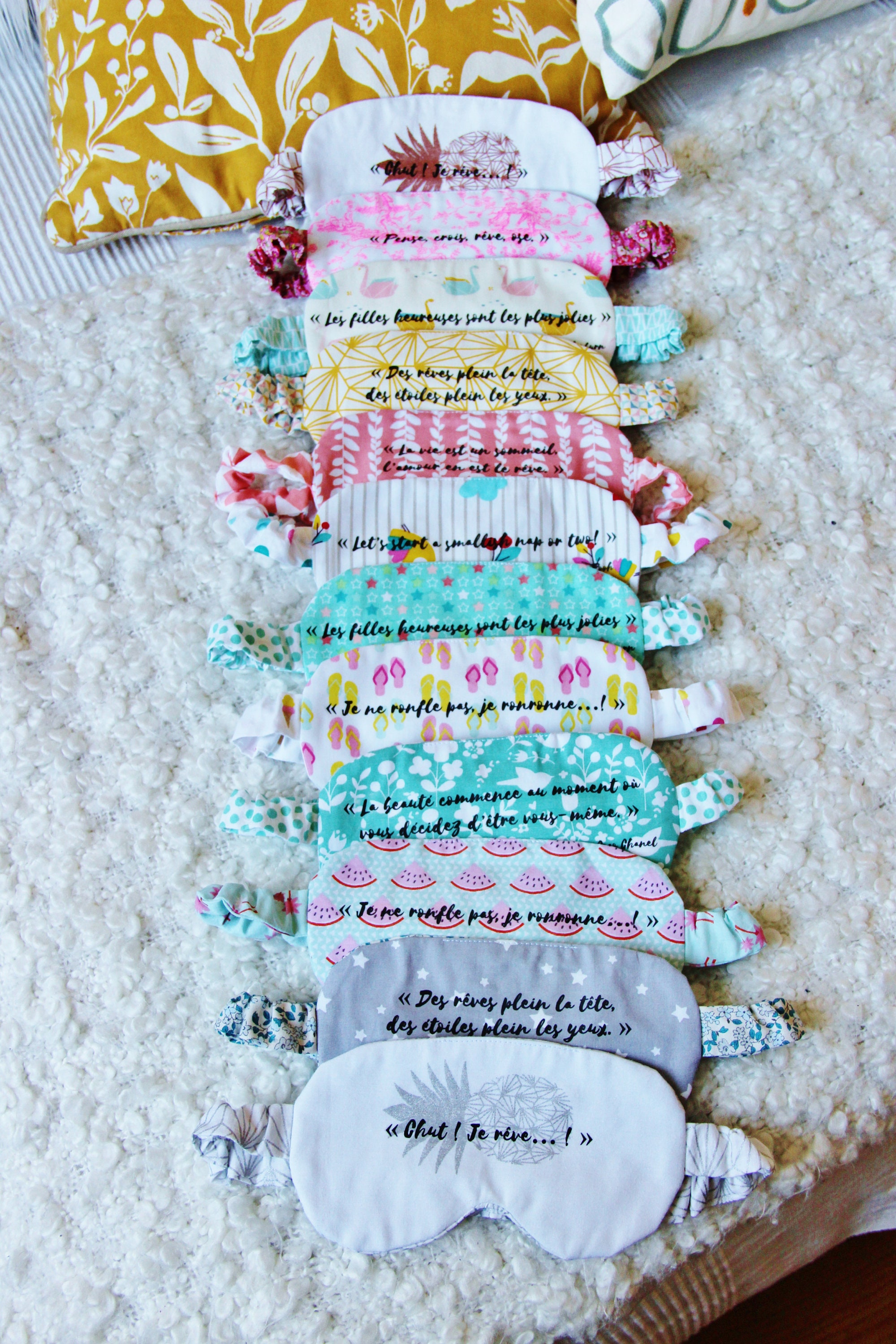 Sleep Mask Eye Sleep Mask Eye Mask Inspirational Quote | Etsy