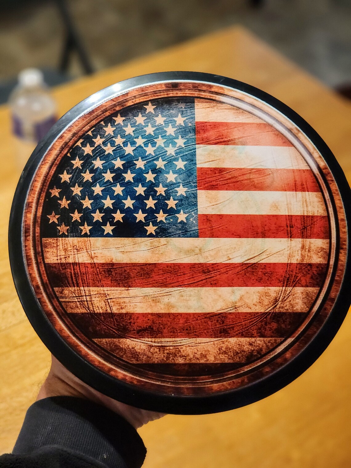 Vintage Flag - Disc Golf Disc, American Flag, Unique Design Art ...