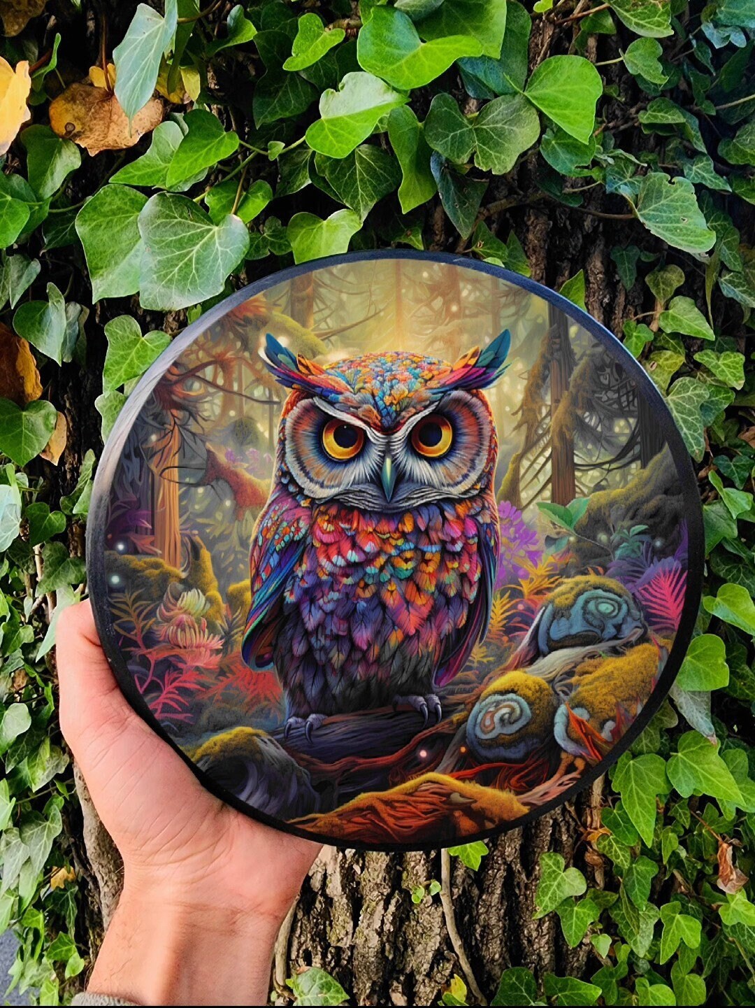 Fantasy Owl - Disc Golf Disc, Digital Art - Etsy