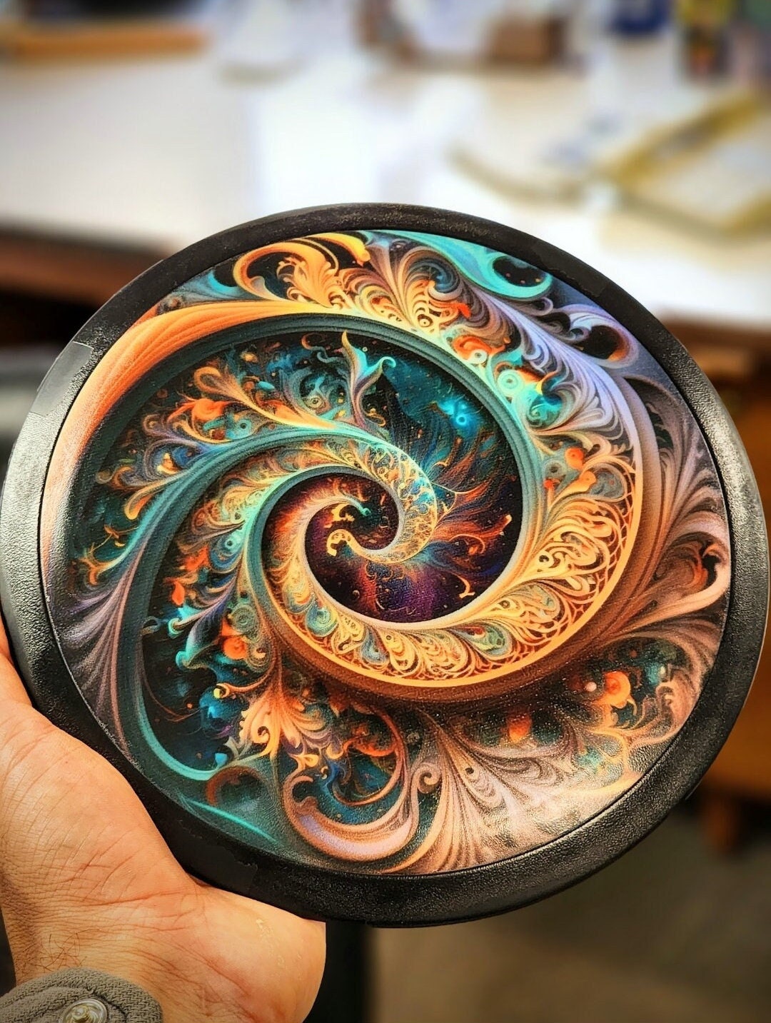 Fractal Art - Disc Golf Disc, Unique Design Art, Frisbee Golf, Frisbee ...