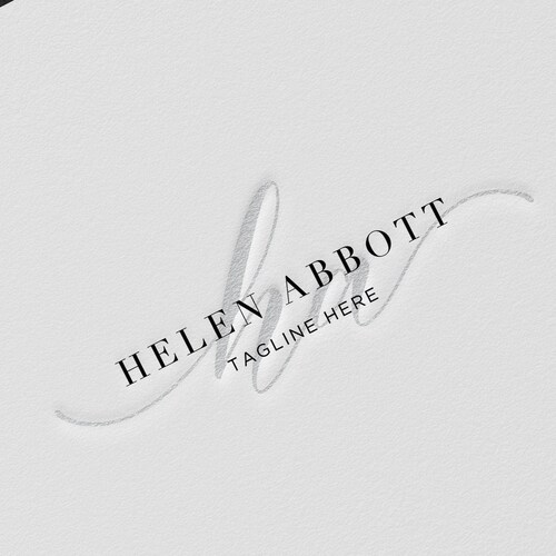 Handwritten Initials Premade Logo Design Script Initials - Etsy