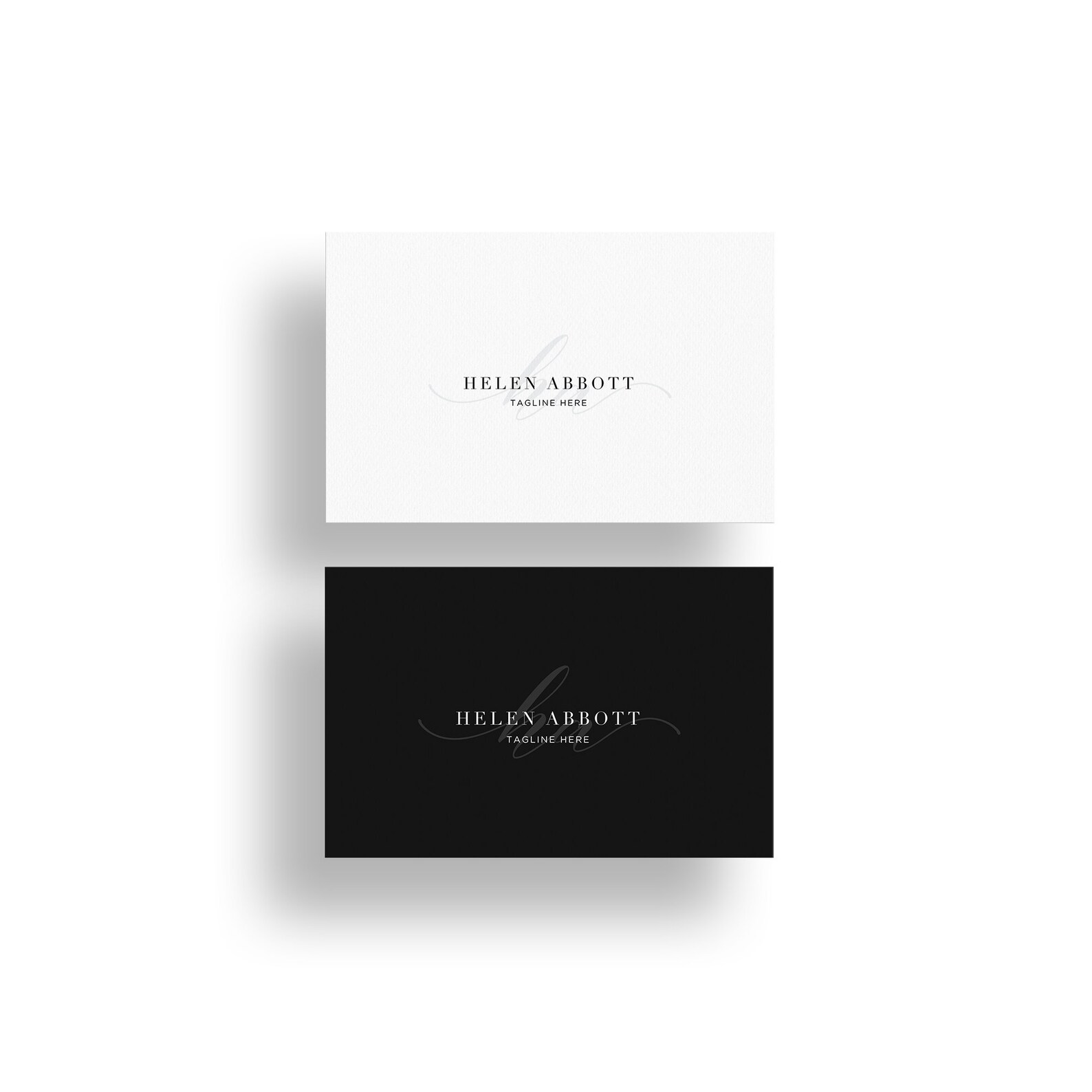 Handwritten Initials Premade Logo Design Script Initials - Etsy