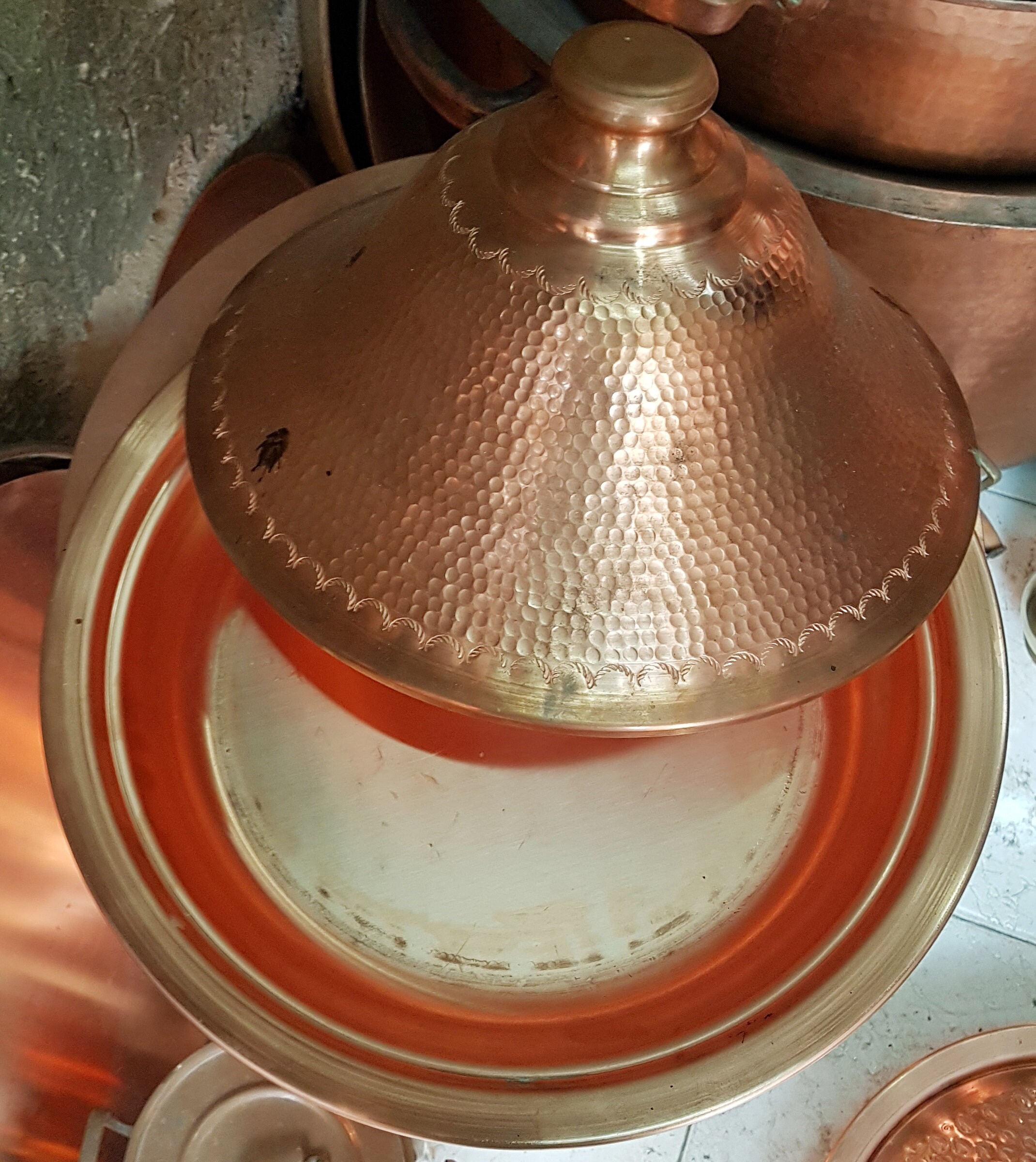 Moroccan Tajines, Arabic Tajines, Copper Tajines, Vintage Copper ...