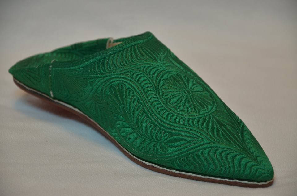 Moroccan Babouche, Babouche Slippers, Leather Slippers, Women Slippers ...
