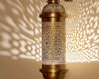 Moroccan Lamp, Moroccan Sconce, Wall Sconce, Traditional Sconce, Sconce ...
