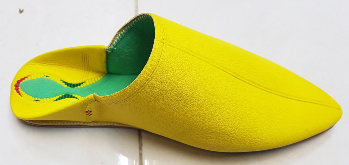 Moroccan babouche, babouche slippers, leather slippers, men slippers ...