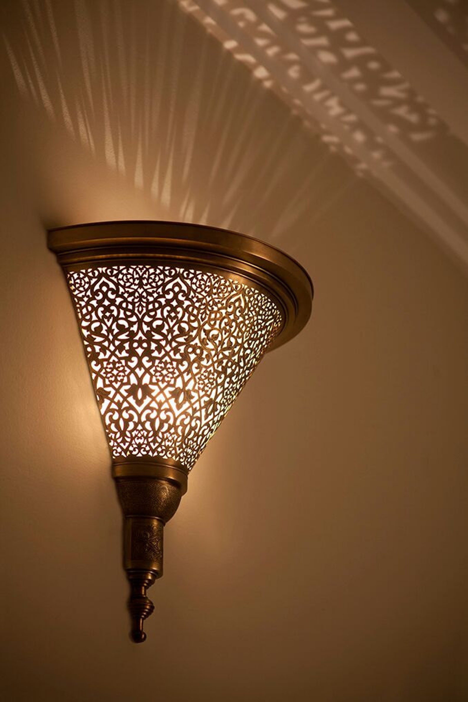Moroccan Lamp, Moroccan Sconce, Wall Sconce , Traditional Sconce ...