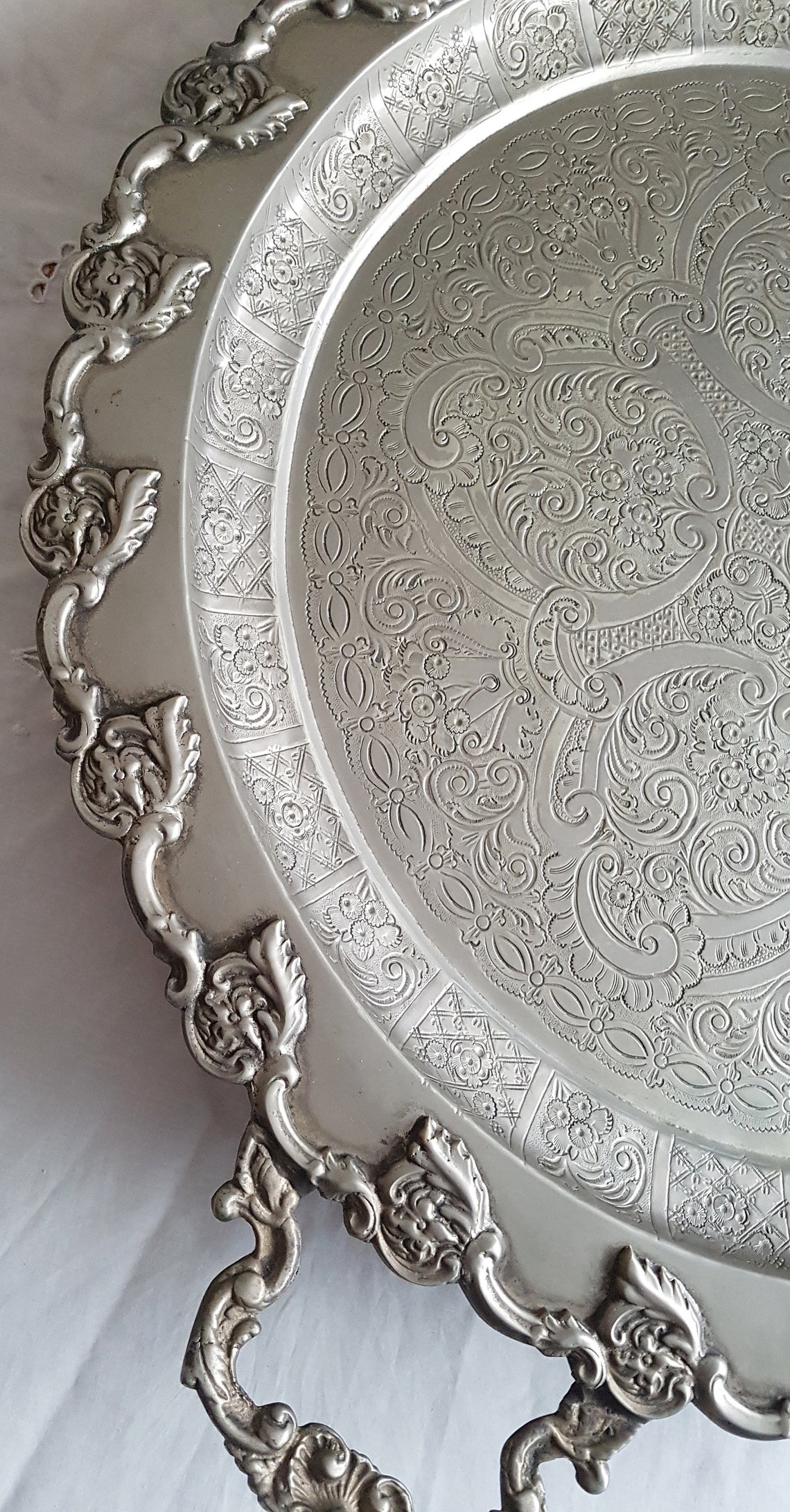 Vintage Tray, Traditional Tray, Moroccan Tray, Moroccan Handmade Tray ...