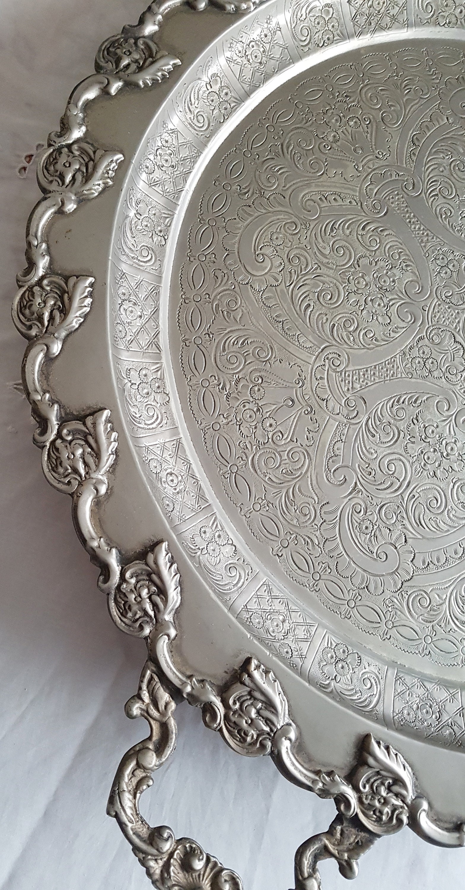 Vintage Tray, Traditional Tray, Moroccan Tray, Moroccan Handmade Tray ...