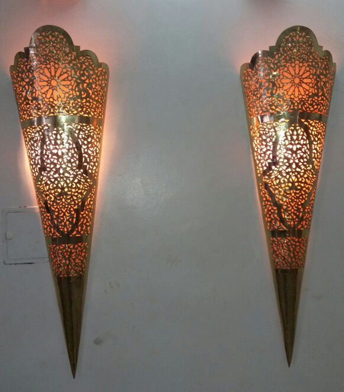 Moroccan Lamp, Moroccan Sconce, Wall Sconce, Traditional Sconce, Sconce ...