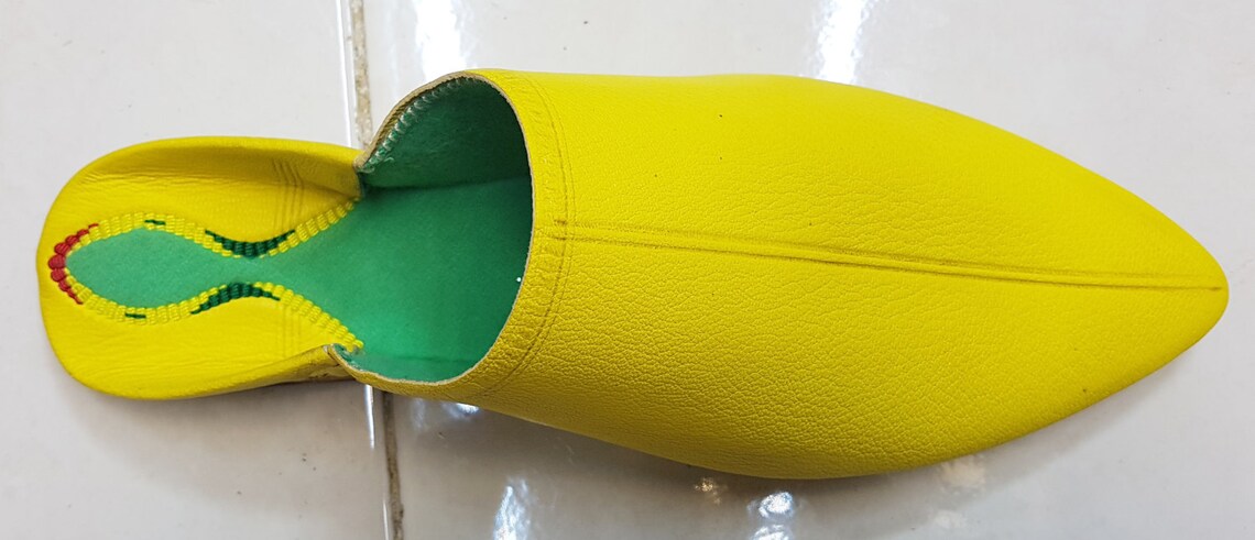 Moroccan babouche, babouche slippers, leather slippers, men slippers ...