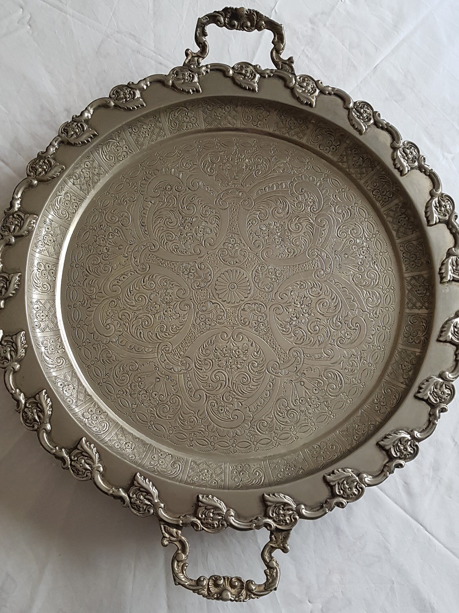 Vintage Tray, Traditional Tray, Moroccan Tray, Moroccan Handmade Tray ...