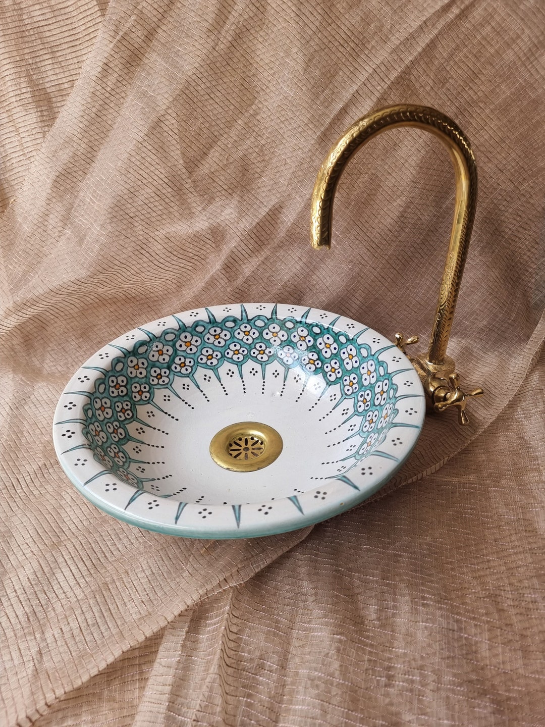 Pottery Sink, Decorative Sink, Traditional Sink, Moroccan Sink ...