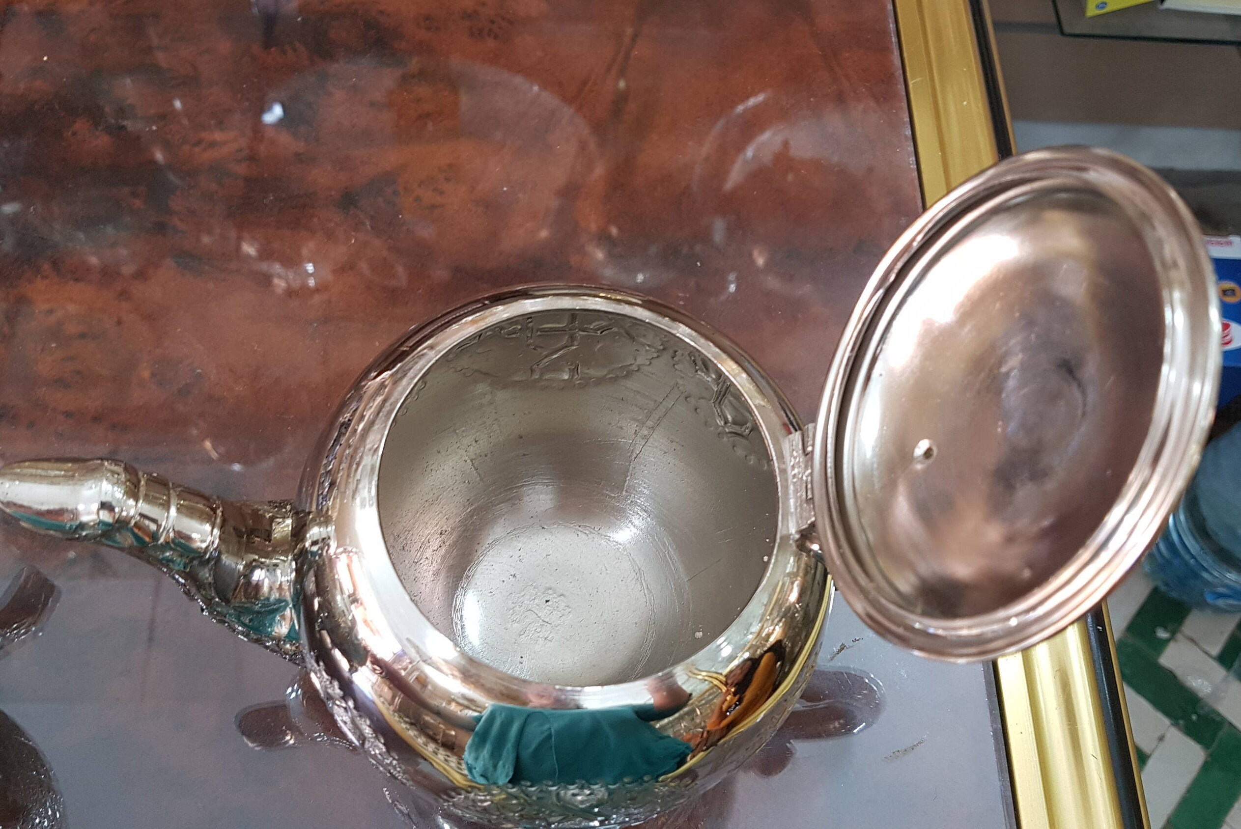 Moroccan Tra-pot, Traditional Tea-pot, Moroccan Tray, Traditional Tray ...