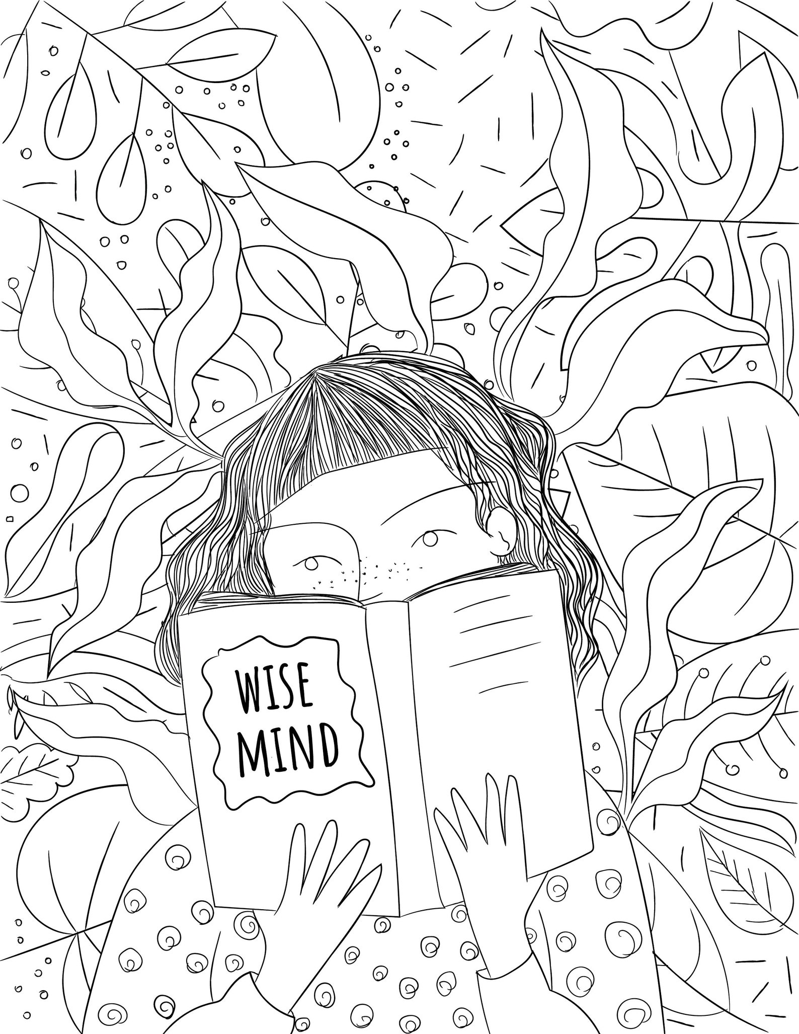 Wise Mind Coloring Sheet (DBT) - Etsy
