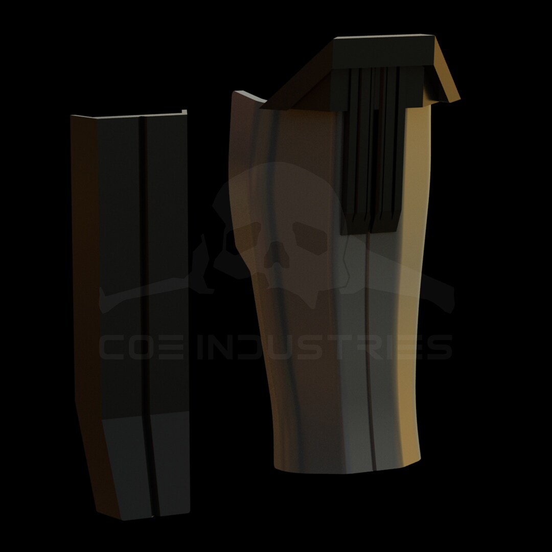 Custom Mandalorian Inspired Shin Guard: Variant 2 *3D PRINT FILES ONLY ...