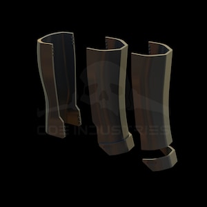 Custom Mandalorian Inspired Shin Guard: Variant 1 *3D PRINT FILES ONLY ...